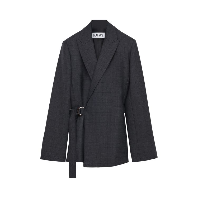 Buy Loewe Draped Jacket 'Dark Grey' - S359Y03XAB 1220 | GOAT