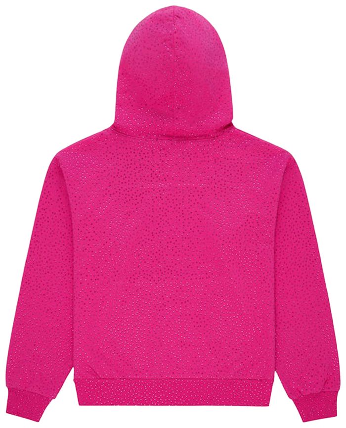 Buy Sp5der Webstone Aop Rhinestone Hoodie 'Pink' - ST025FW25PNK | GOAT