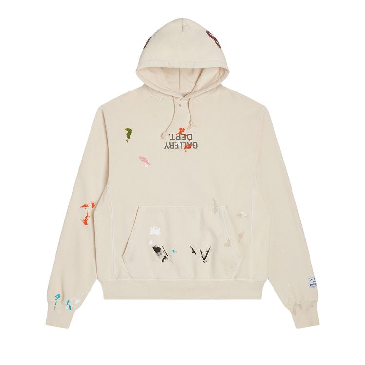 Buy Gallery Dept. Painted G-Patch Fucked Up Logo Hoodie 'Cream' - 01680 ...