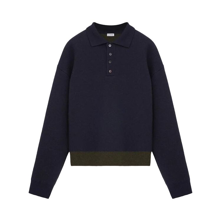Buy Loewe Polo Sweater 'Navy Blue' - H526Y14KNN 5110 | GOAT