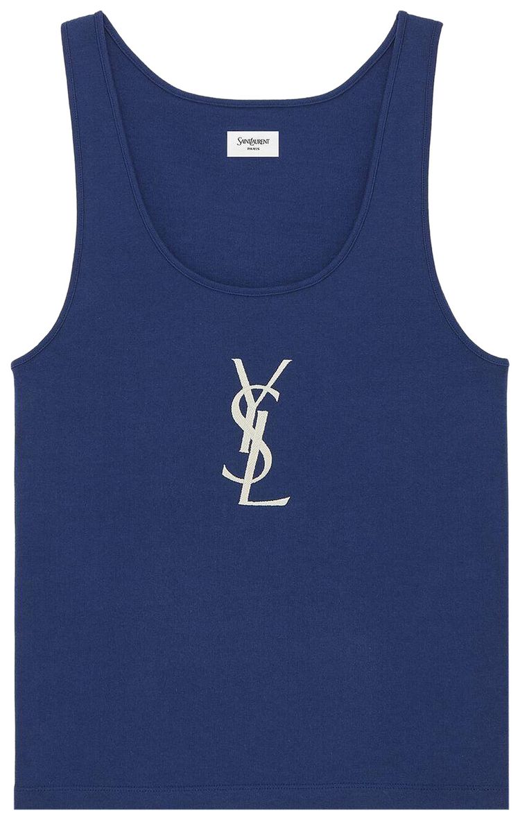 Buy Saint Laurent Debardeur Big Logo C 'Bleu Cobalt' - 858319 Y38AK ...