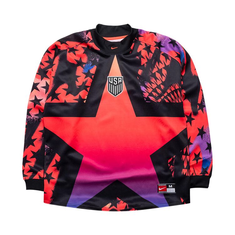 Buy Nike USMNT Authentic Goalkeeper Soccer Shirt 'Black/Bright Crimson ...