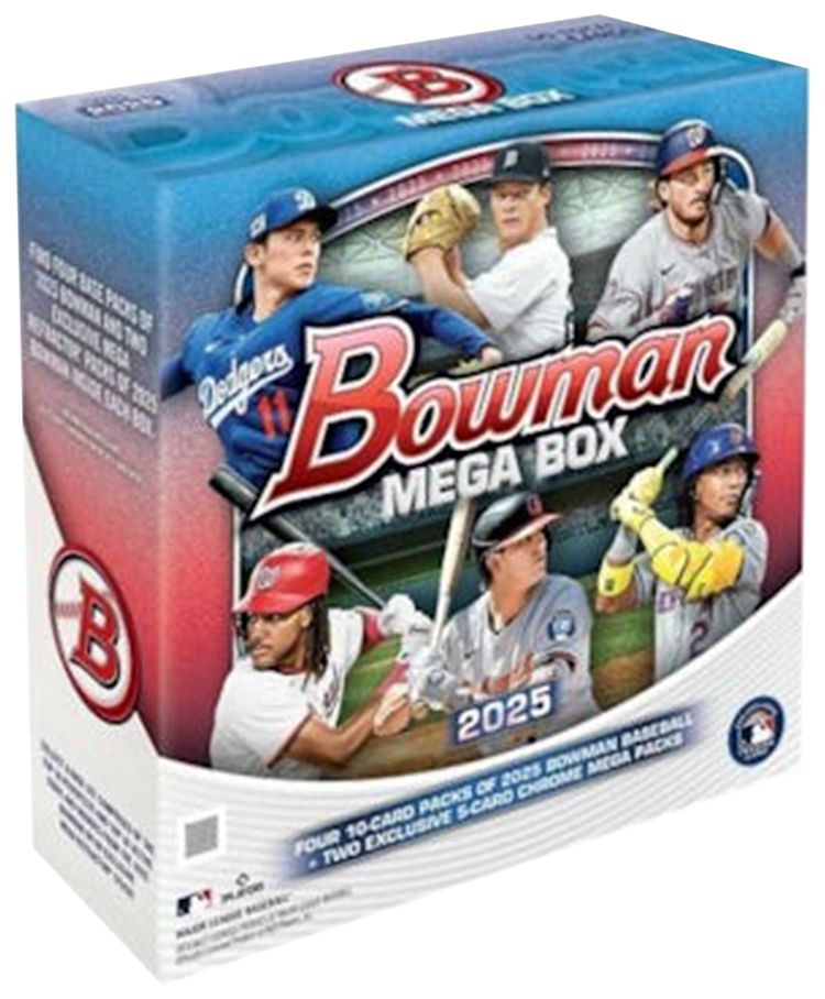 Buy 2025 Bowman Basbeall Mega Box - 08668 10025412BBMB 518 | GOAT