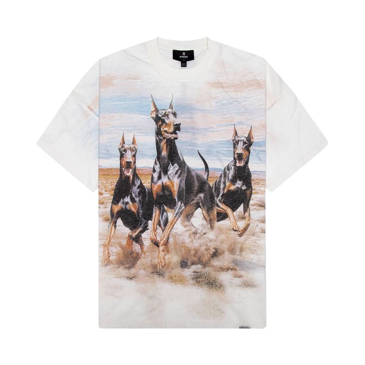 Buy Represent Clo Western Dobermans T-Shirt 'Flat White' - MLM100665 | GOAT