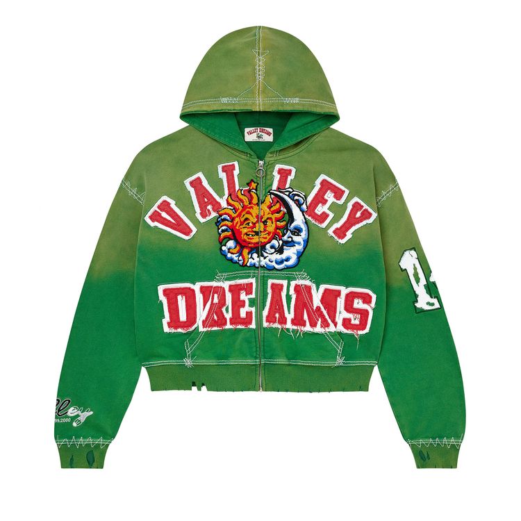 Buy Vale Forever Sunny Zip Up 'Green' - 11451 10004VFSZUG GREE | GOAT