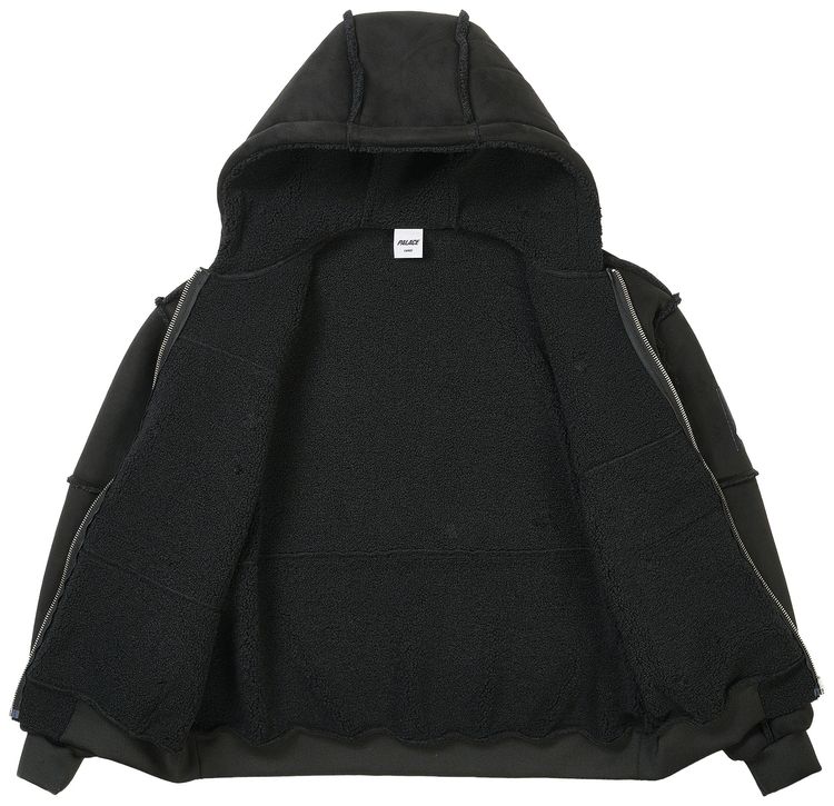 Buy Palace Patch Me Up Shearling Jacket 'Black' - P30JK045 | GOAT