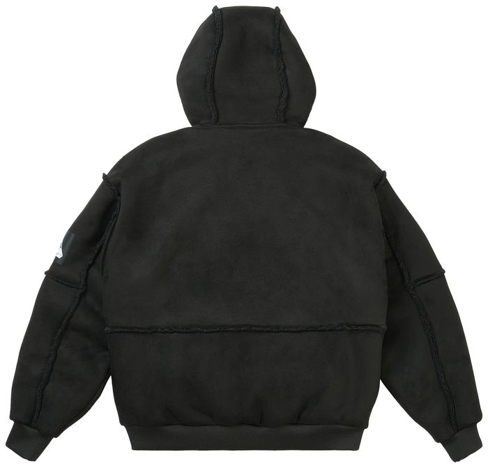 Buy Palace Patch Me Up Shearling Jacket 'Black' - P30JK045 | GOAT