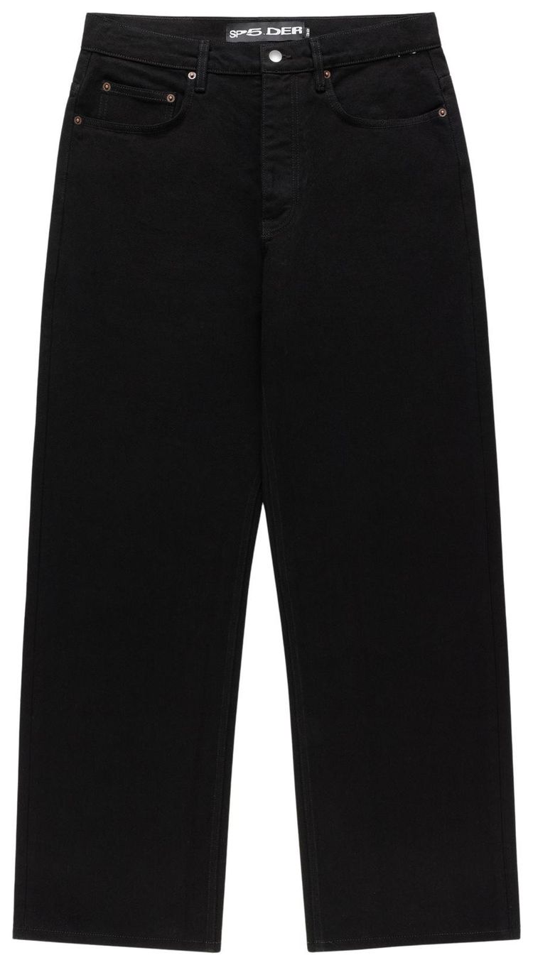 Buy Sp5der Oxy Jean 'Black' - PA009SS26BLK | GOAT