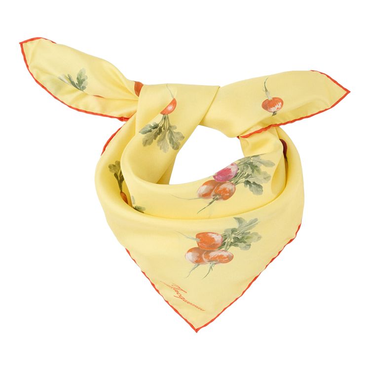 Buy Jacquemus Le Foulard Radis 'Print Radish Yellow' - ACU00821AW0 0263 ...