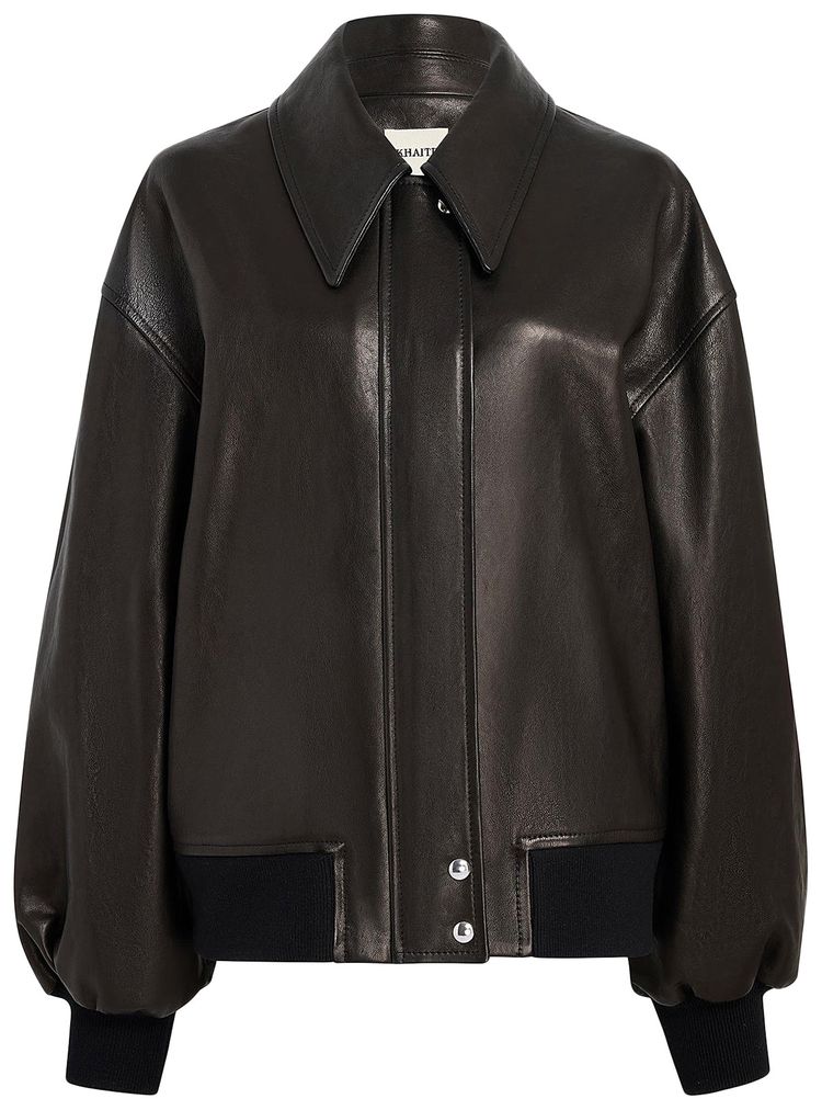 Buy Khaite Shelman Jacket 'Black' - 6166729 200 | GOAT