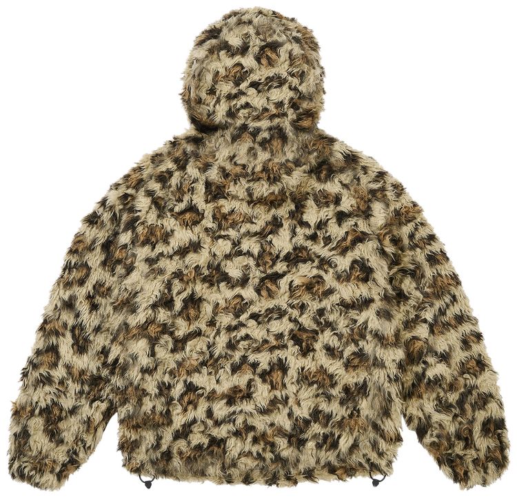 Buy Palace Furry Fleece Jacket 'Leopard' - P30JK029 | GOAT
