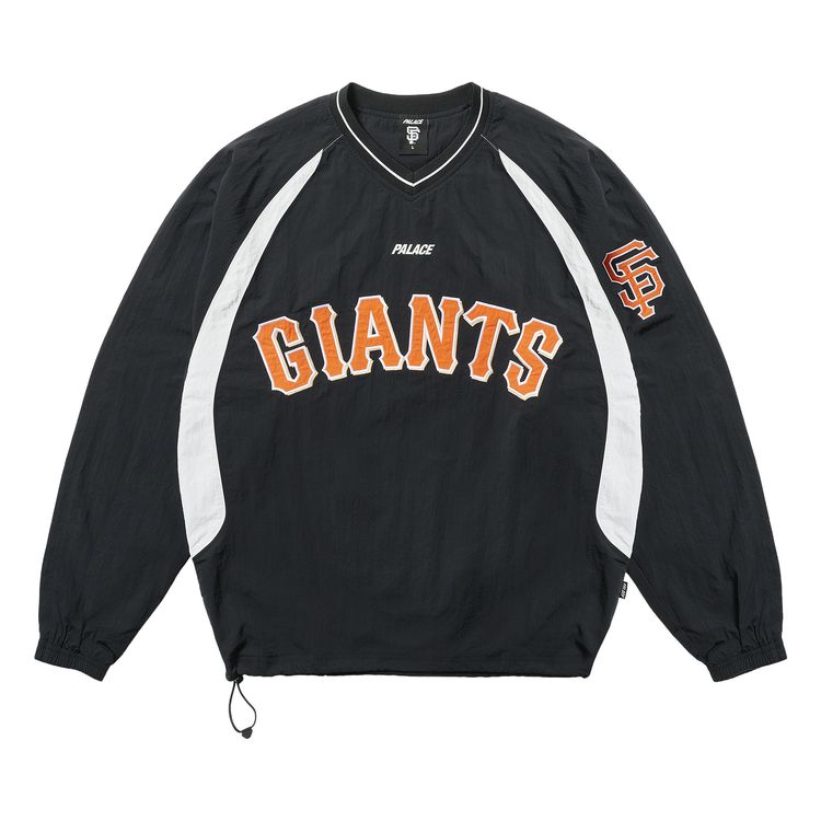 Buy Palace x San Francisco Giants Shell Crew 'Black' - P30JK043 | GOAT