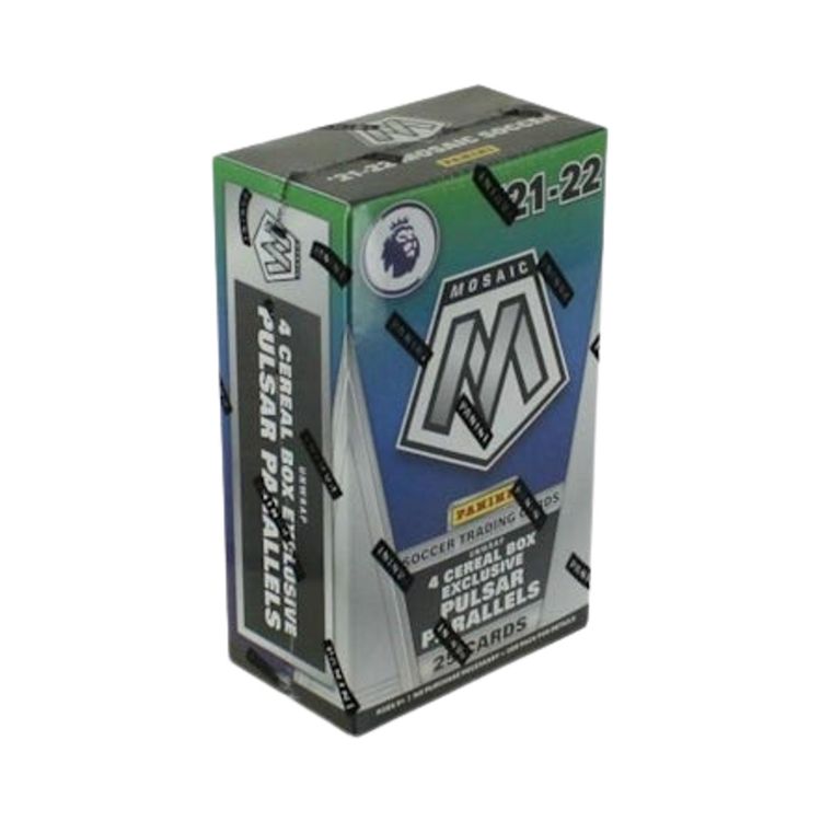 Buy 2021-22 Panini Mosaic English Premier League Soccer Cereal Box ...