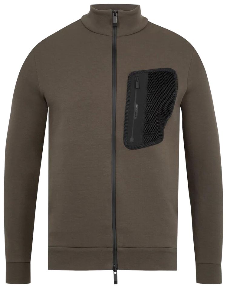 Buy Moncler Zip Up Cardigan 'Brown' - 8G000 09 89A8N 258 | GOAT