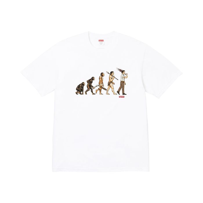 Buy Supreme Evolution Tee 'White' - SS26T49 WHITE | GOAT
