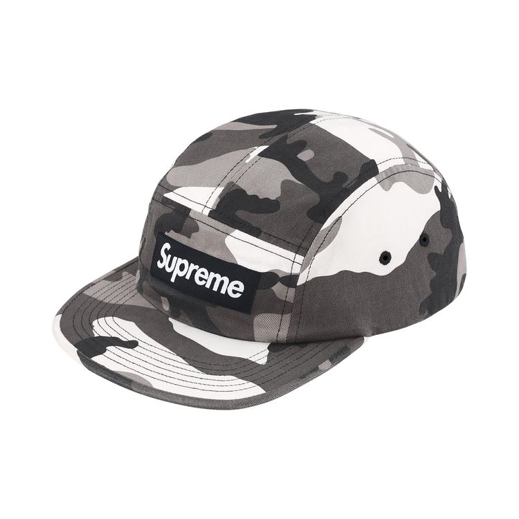 Buy Supreme Washed Chino Twill Camp Cap 'Snow Camo' - SS26H2 SNOW CAMO ...