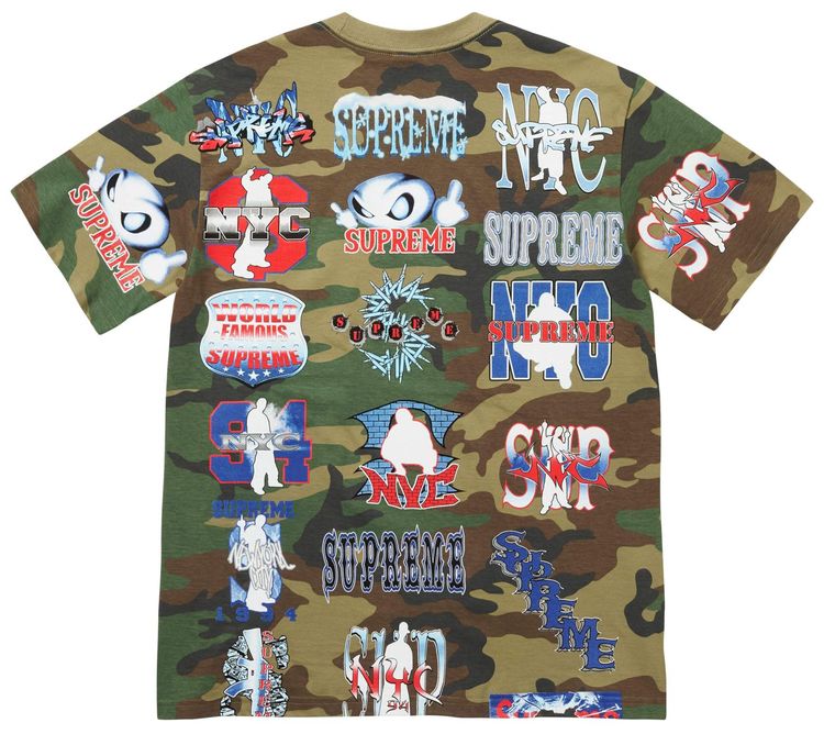 Buy Supreme Flash Tee 'Woodland Camo' - SS26T47 WOODLAND CAMO | GOAT