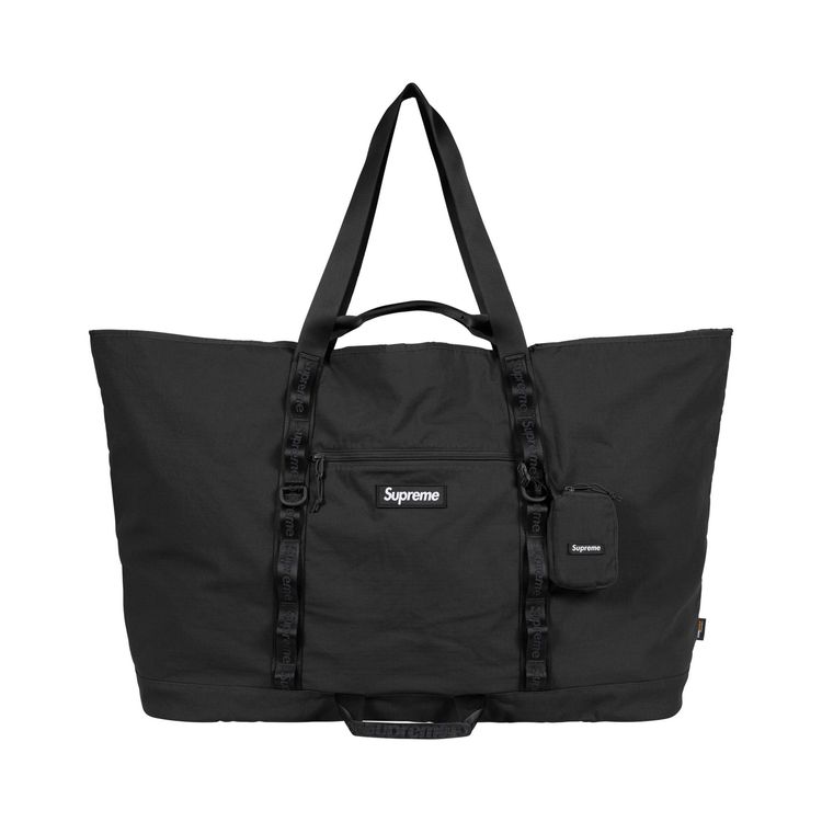 Buy Supreme X-Large Tote Bag + Utility Pouch 'Black' - SS26B3 BLACK | GOAT
