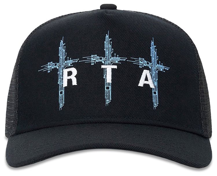 Buy RtA Gideon Trucker Hat 'Black Triple Circuit Board Cross ...