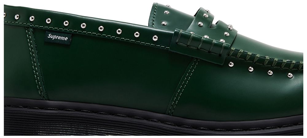 Buy Supreme x Dr. Martens Penton Studded Loafer 'Dark Green' - 41873300 ...