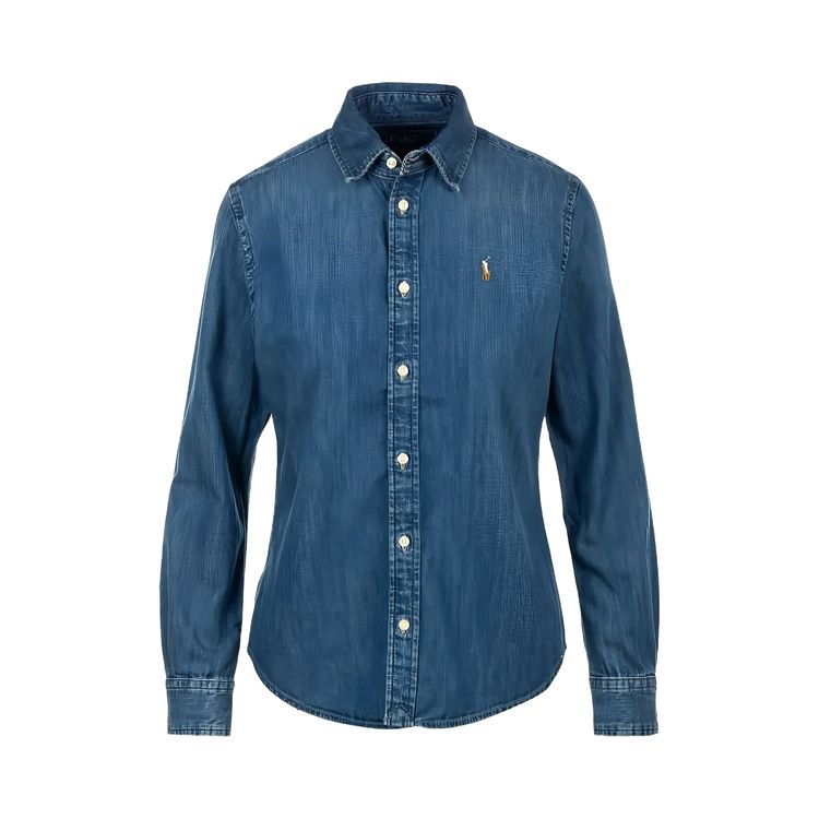 Buy Polo Ralph Lauren Denim Long-Sleeve Button Front Shirt 'Merced Wash ...