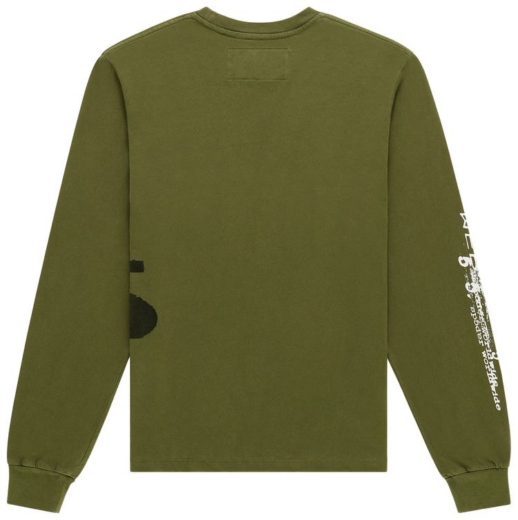 Buy Sp5der Pure Energy Long-Sleeve 'Chive' - TE009SS26CHV | GOAT