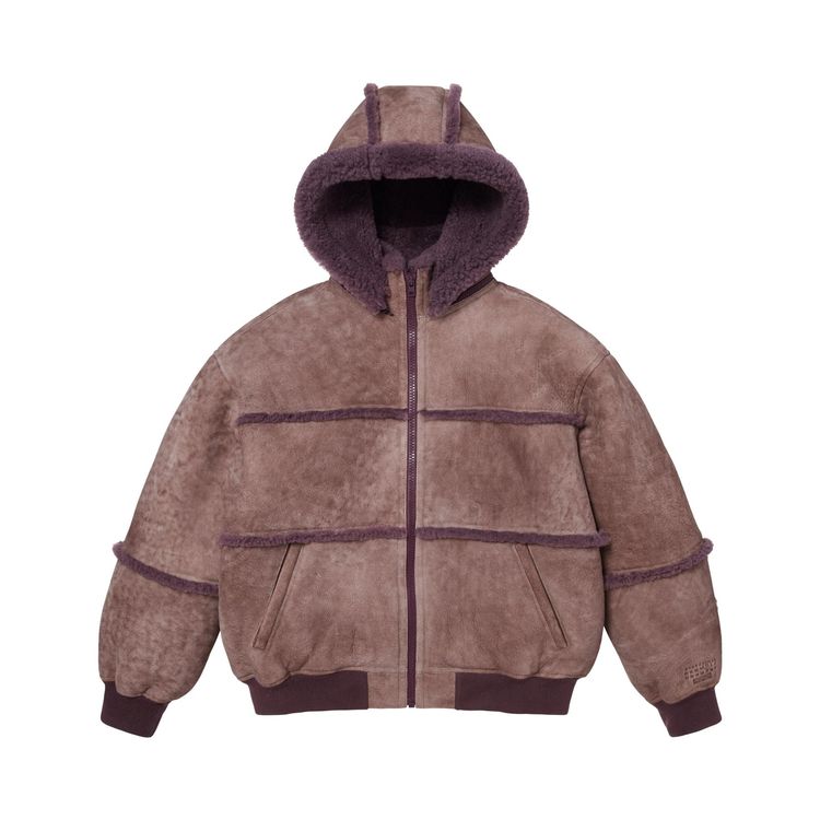 Buy Supreme x MM6 Maison Margiela Hooded Shearling Bomber Jacket ...