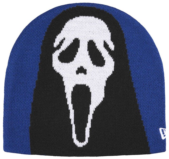 Buy Supreme New Era Ghostface Beanie 'Royal' - SS26BN43 ROYAL | GOAT