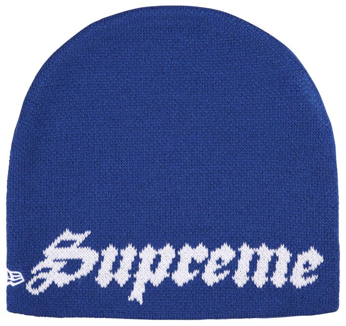 Buy Supreme New Era Ghostface Beanie 'Royal' - SS26BN43 ROYAL | GOAT