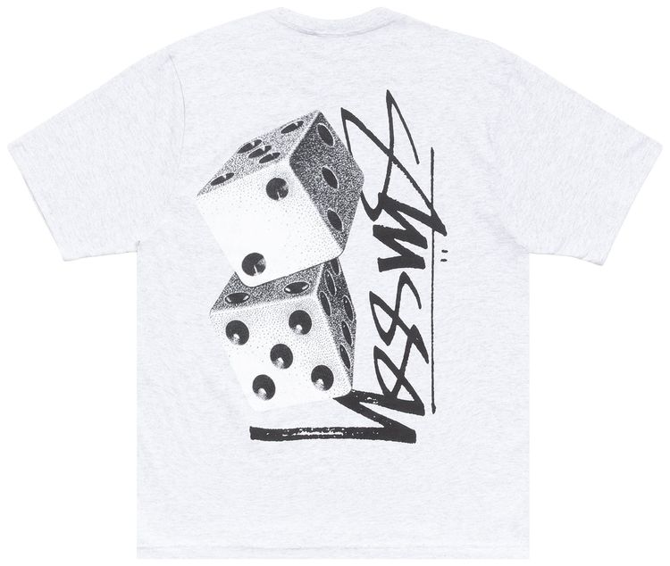 Buy Stussy Tall Dice Tee 'Ash Heather' - 1905187 ASH | GOAT