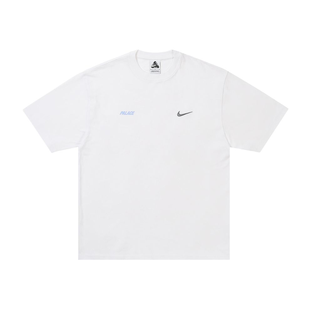 Buy Palace x Nike Font Swoosh T-Shirt 'White' - P28NTS002 | GOAT
