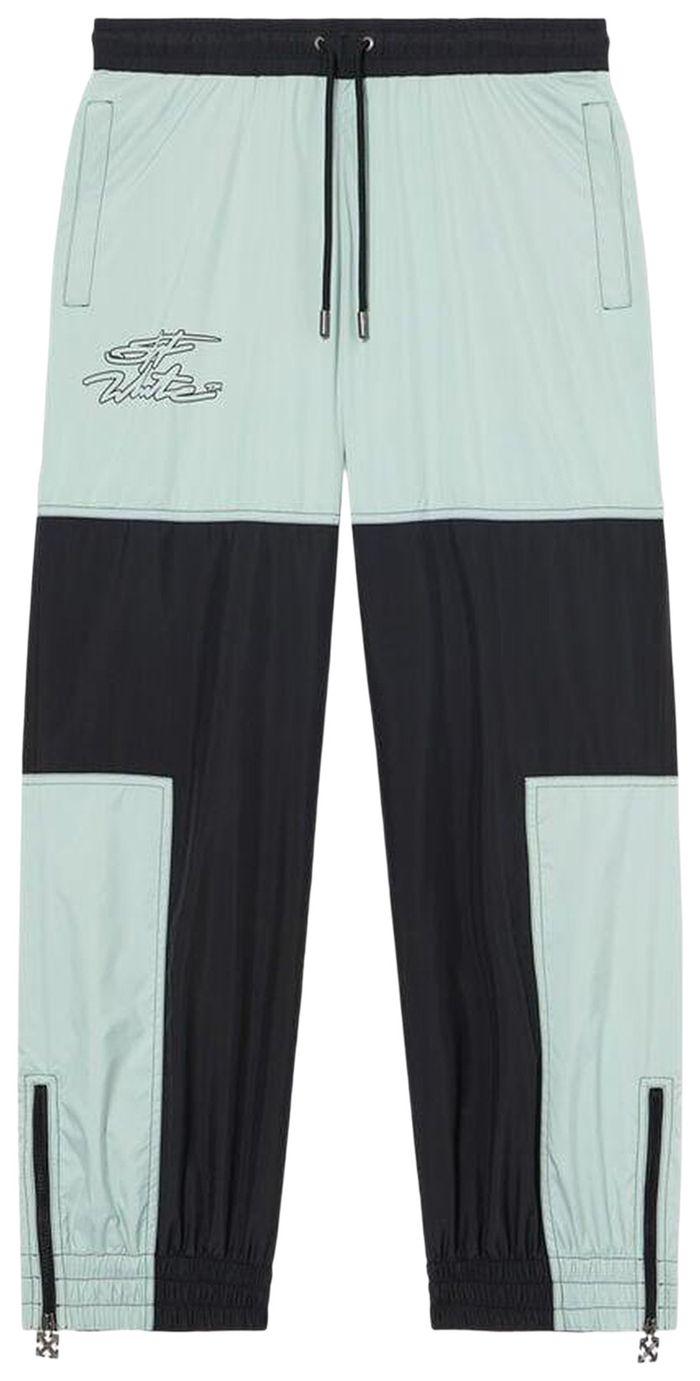 Buy Off-White Marker Cuffed Slouchy Track Pant 'Black ...