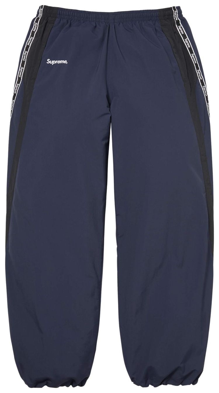 Buy Supreme Logo Taping Track Pant 'Navy' - SS26P91 NAVY | GOAT
