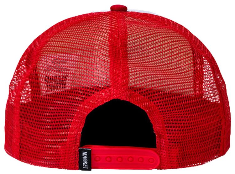 Buy Market Smiley Sunflower Trucker Hat 'Red/White' - MKT26Q2 HT0183 ...