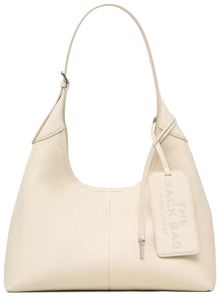 Buy Marc Jacobs The Belted Sack Leather Bag 'Cloud White ...