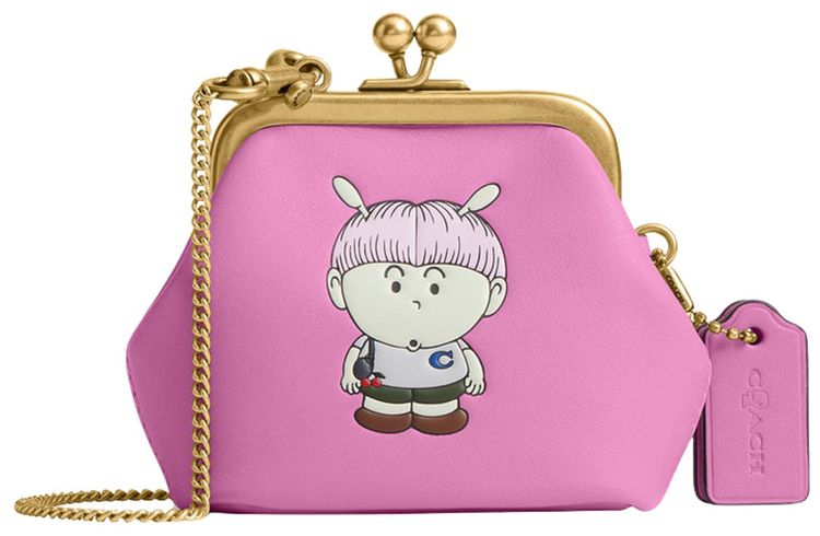 Buy Brain Dead x Coach Xerx Alien Kisslock Neck Pouch 'Pink Multicolor ...