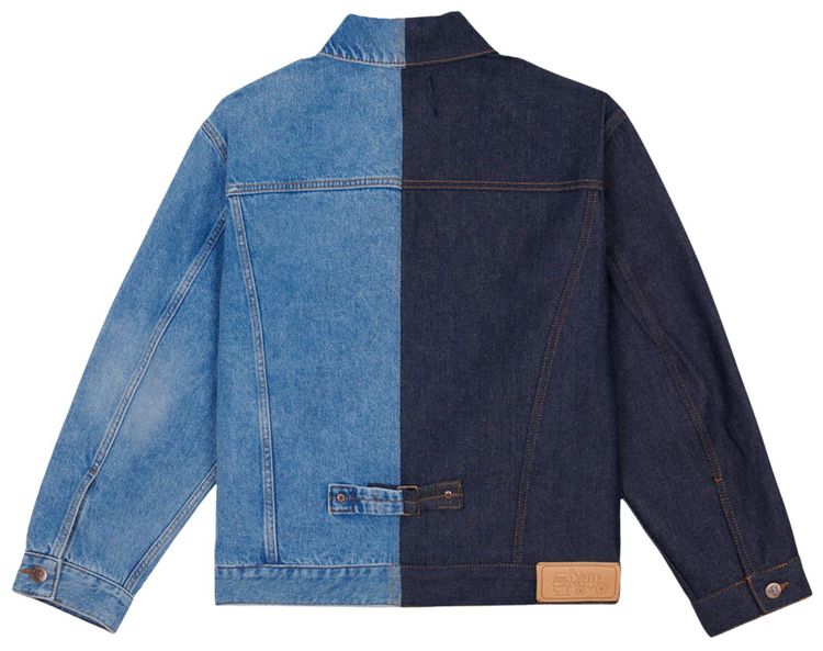 Buy Brain Dead x Coach Split Denim Jacket 'Blue Multicolor' - 00593 ...