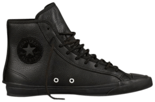 Buy Converse Chuck Taylor All Star Leather Hi 'Black' - 532084 | GOAT