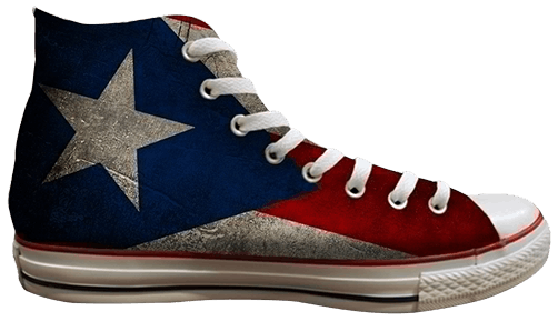Buy Converse Chuck Taylor All Star Hi 'Puerto Rico Flag' - PUERTO | GOAT