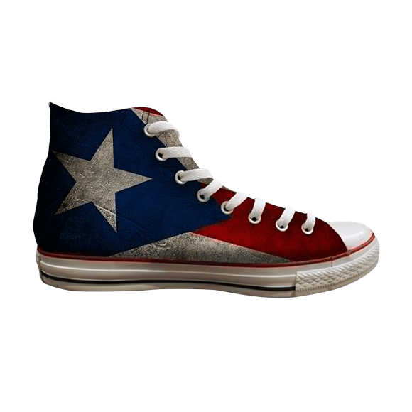 Buy Converse Chuck Taylor All Star Hi 'Puerto Rico Flag' - PUERTO | GOAT