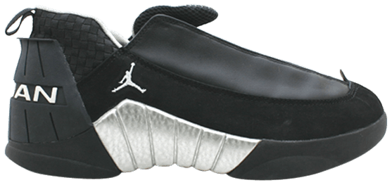 Buy Air Jordan 15 OG Low 'Black Silver' - 136035 011 | GOAT