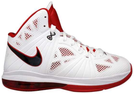 Buy Nike LeBron 8 PS 'White Sport Red' - 441946 100 | GOAT