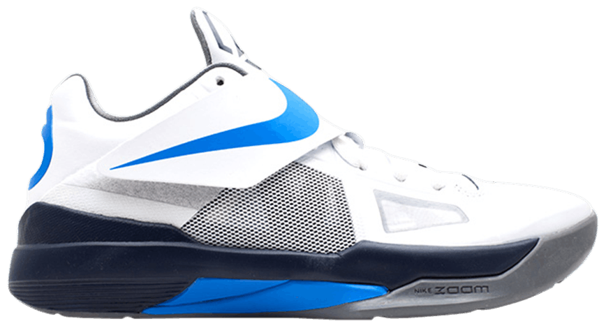 Buy Nike Zoom KD 4 'White Photo Blue' - 473679 100 | GOAT