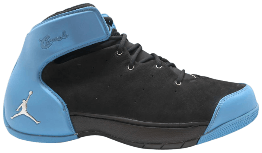 Buy Air Jordan Carmelo 1.5 'Black University Blue' - 309265 004 | GOAT