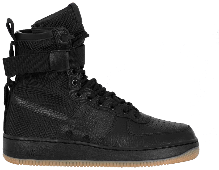 Buy SF Air Force 1 'Black Gum' - 864024 001 | GOAT