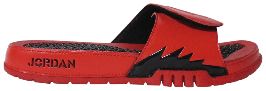 Buy Air Jordan Hydro 5 Slide 'Red Black' - 555501 601 | GOAT