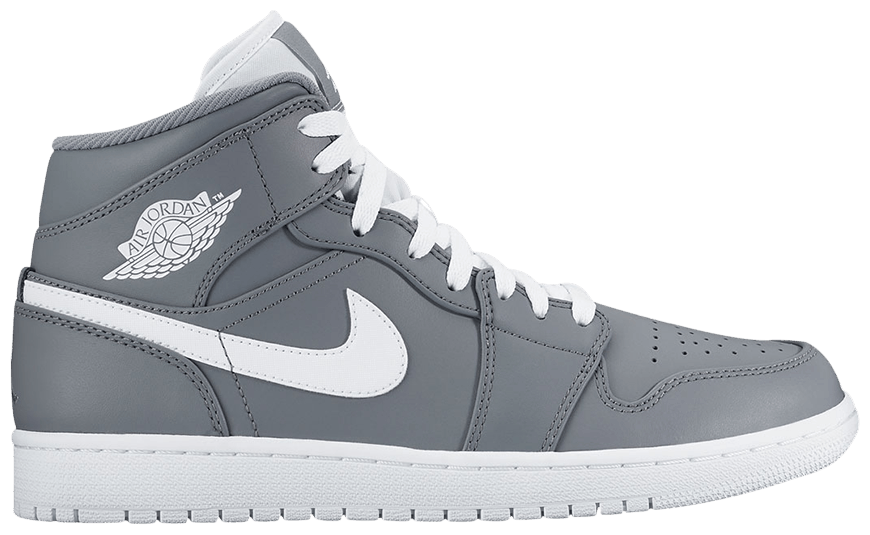 Buy Air Jordan 1 Mid 'Cool Grey' - 554724 036 | GOAT