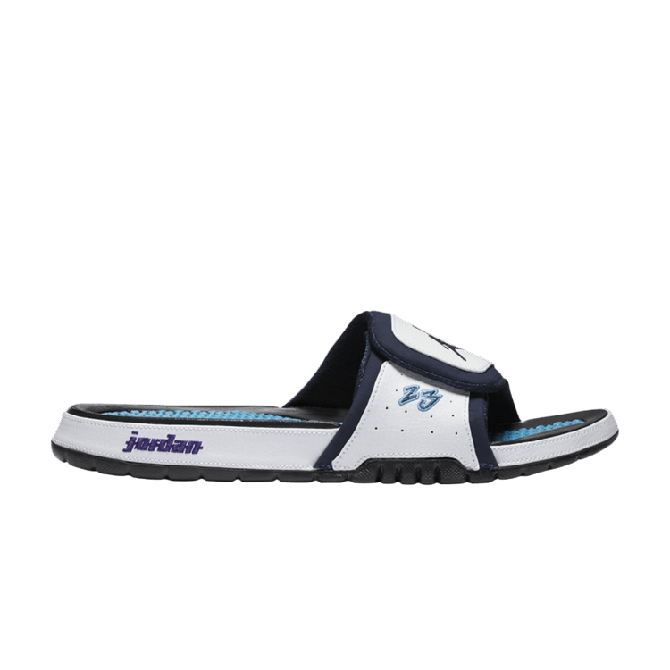 Buy Air Jordan Hydro 2 Slide 'White Midnight Navy' - 456524 104 | GOAT