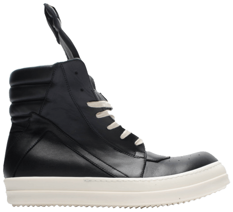 Buy Rick Owens FW17 Glitter Geobasket 'Black and Milk White Buy Rick Owens FW17 Glitter Geobasket 'Black and Milk White
