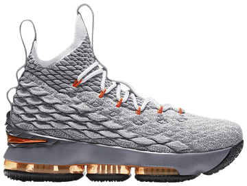 Buy Nike LeBron 15 GS 'Grey Orange' - 922811 080 | GOAT